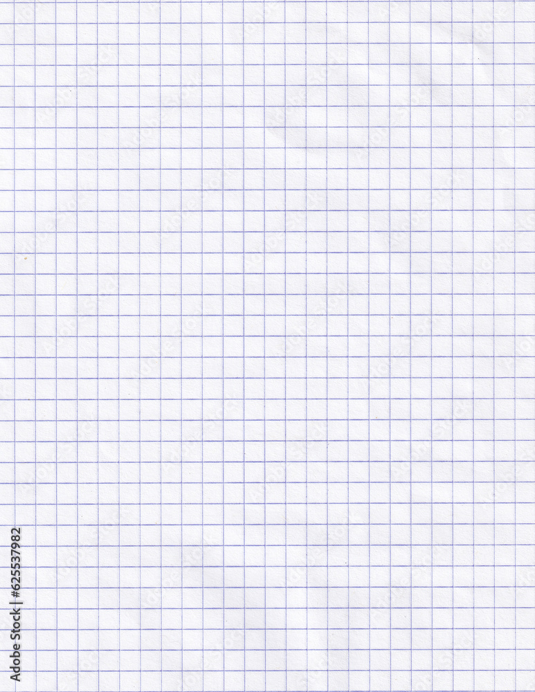 Grid paper texture background. White paper texture backdrop. Stock ...