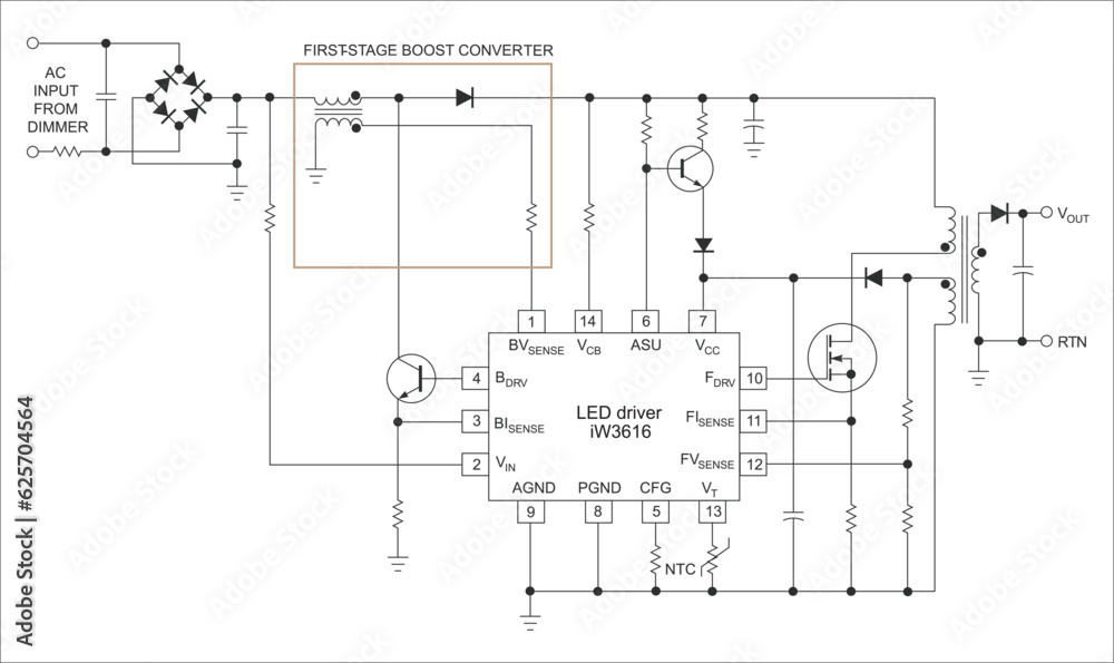 Vector de Stock Vector drawing electrical circuit with capacitor ...