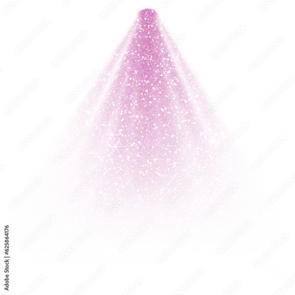 Pink glitter Spotlight flat empty scene. Stage spotlight. Show stage ...