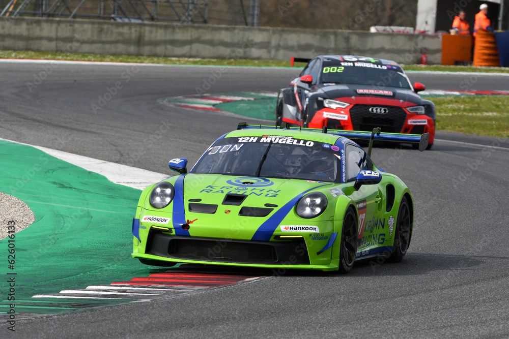 Scarperia, 23 March 2023: Porsche 911 GT3 Cup 992 of Team RPM Racing ...