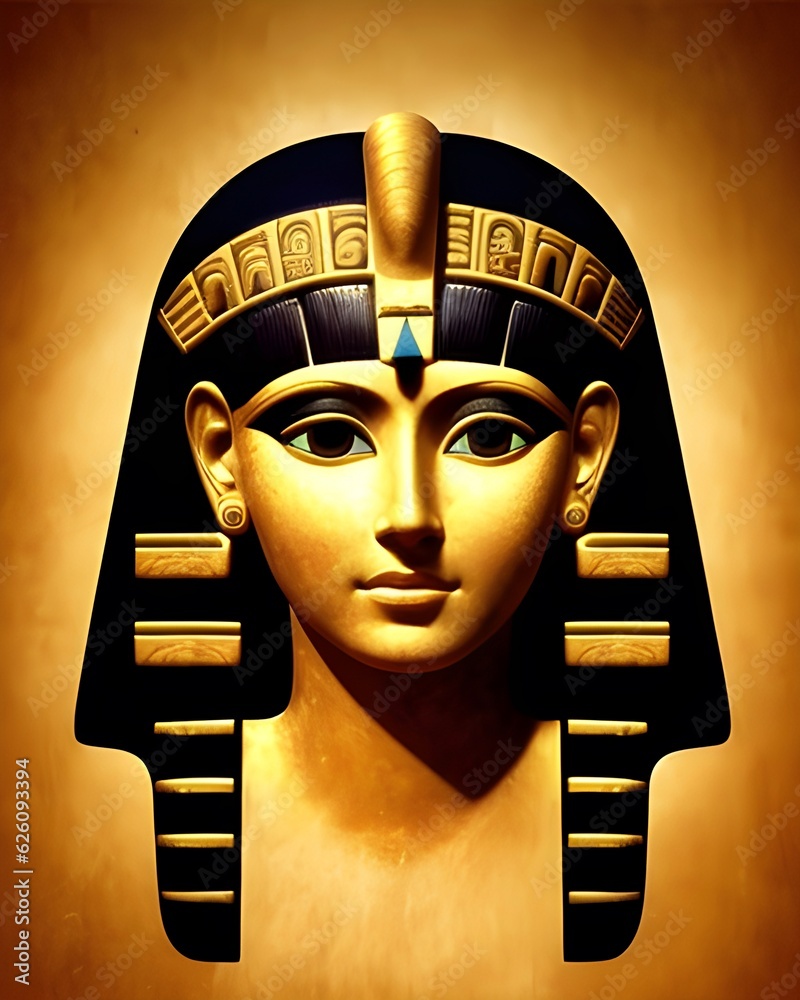 ภาพประกอบ Stock An image featuring the beautiful portrait of ancient ...