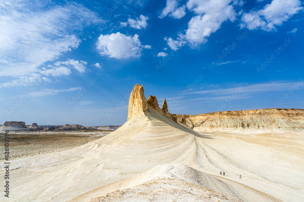 Ustyurt Plateau of Mangystau, Kazakhstan. Incredible desert scenery of ...