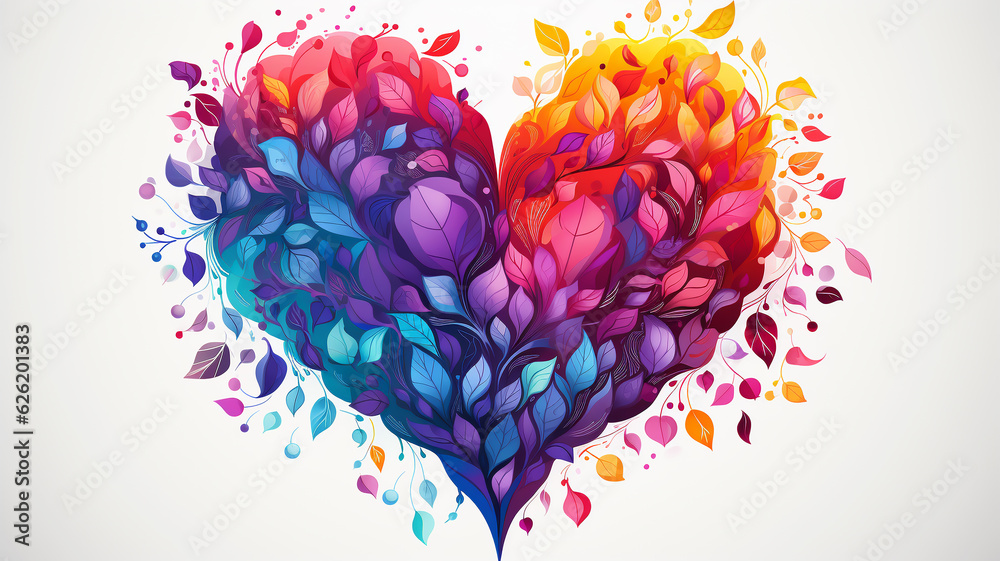 Unified in Diversity: Pride Parade's Heart Symbol Celebrating LGBT with ...