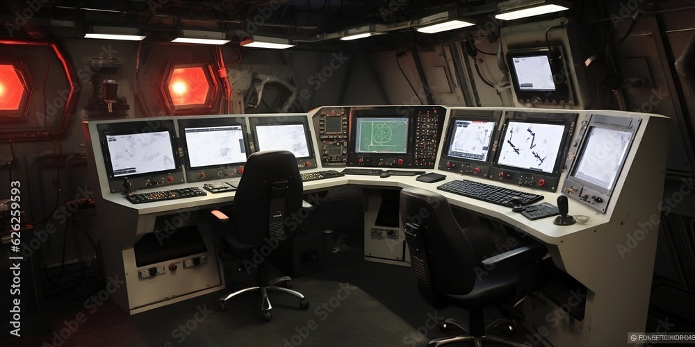 High-tech control station for US war drones. A glimpse into the future ...