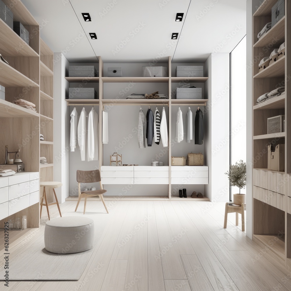Modern design Dressing Room With Walk In Closet home interior design ...