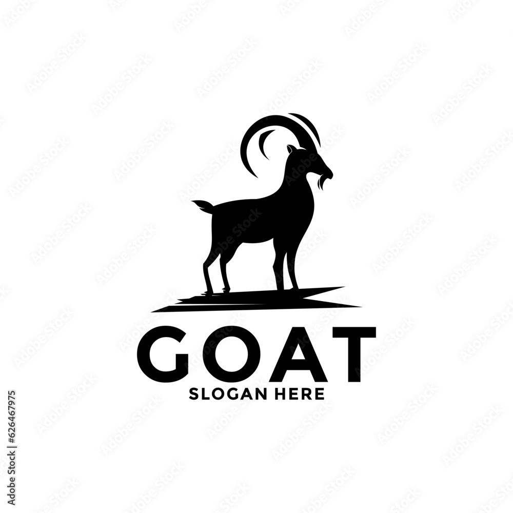 Goat logo vector design. Creative Goat logo, modern company logo ...