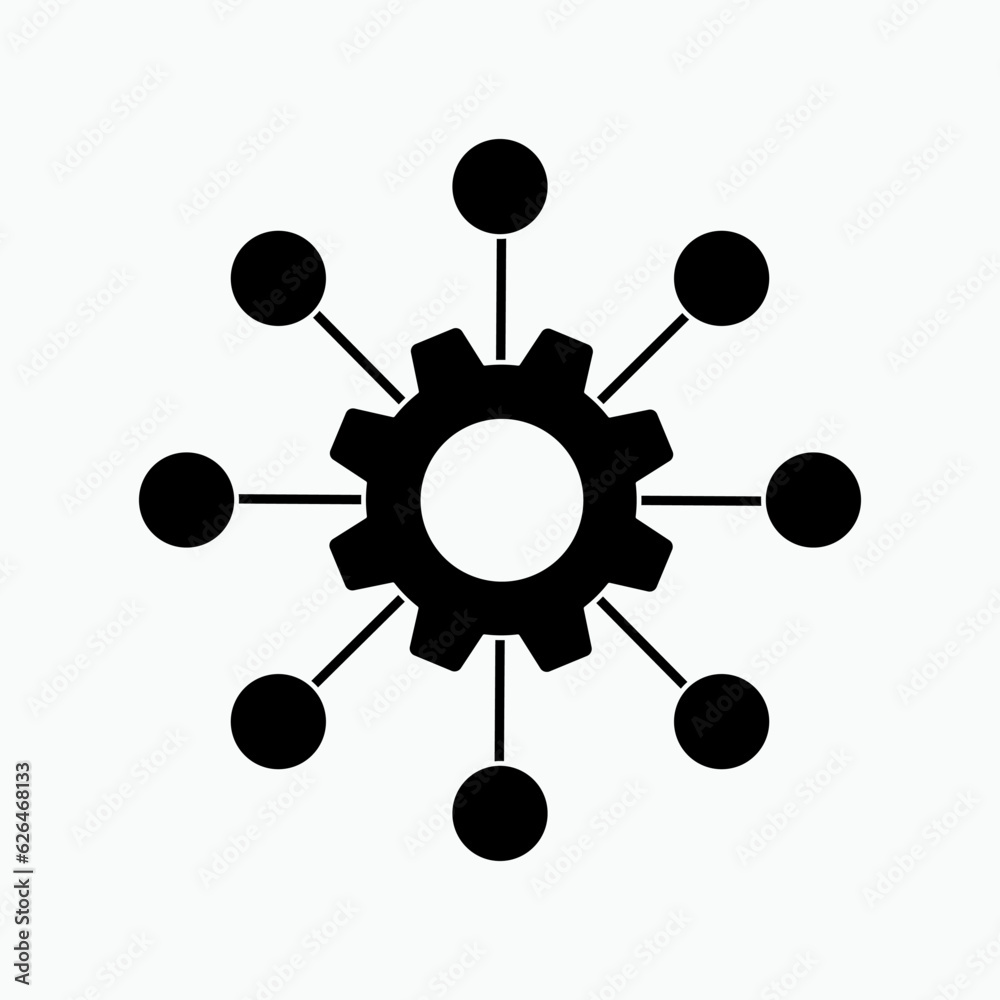 Multitasking Icon. Symbol of One's Ability to Do Various Skills ...