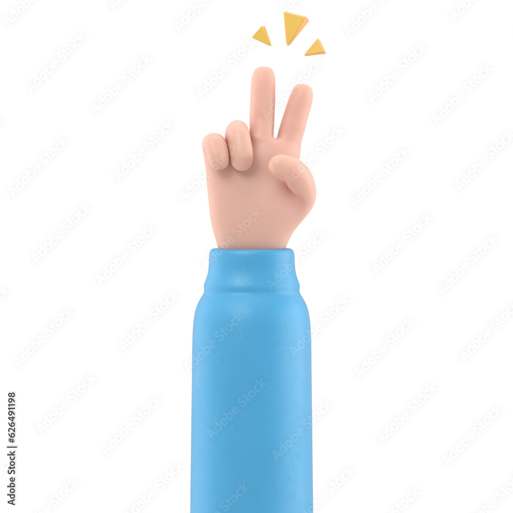 Transparent Backgrounds Mock-up. Two fingers social icon. Cartoon ...