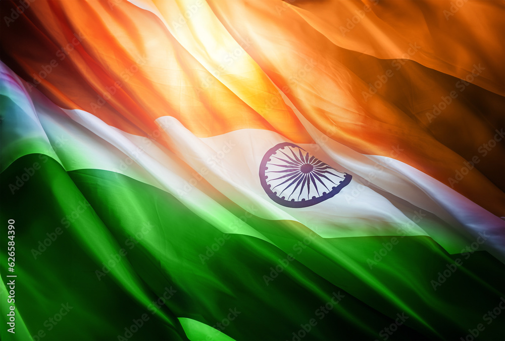 Indian National flag Tricolor Stock Photo | Adobe Stock