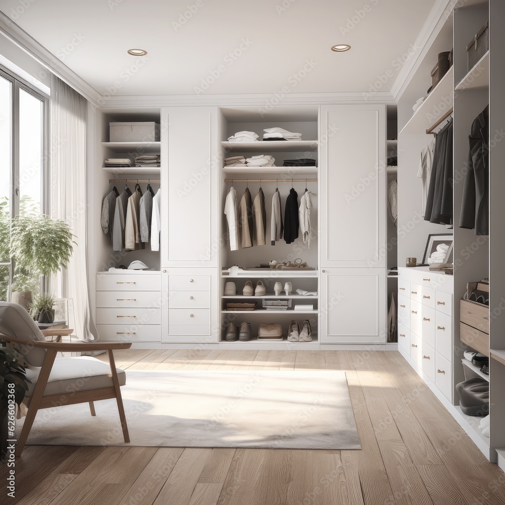 Modern design Dressing Room With Walk In Closet home interior design ...