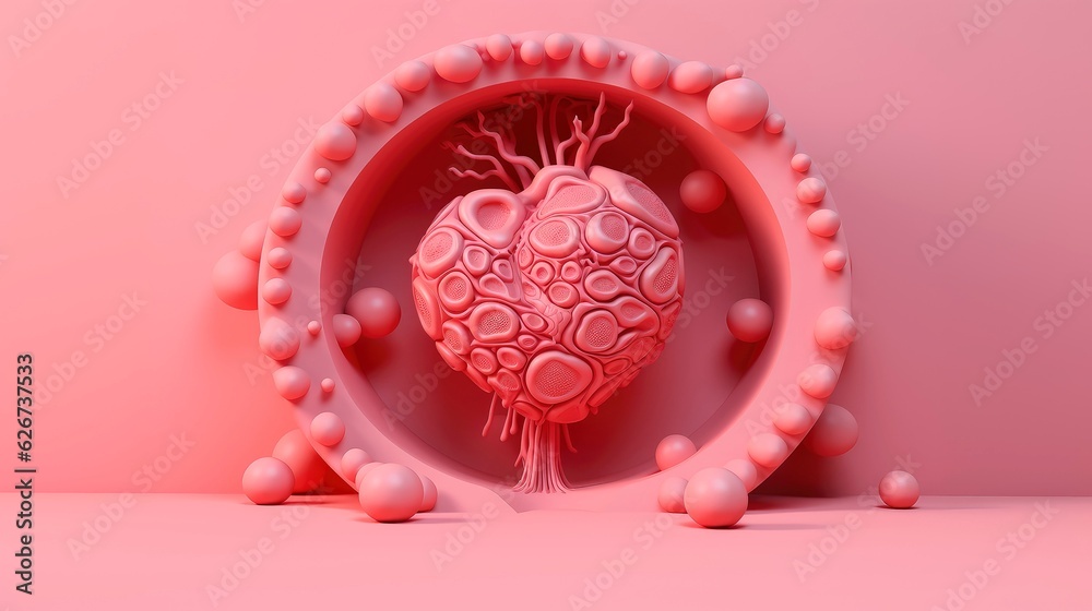 3D illustration of the human organ systems, Human internal organs ...