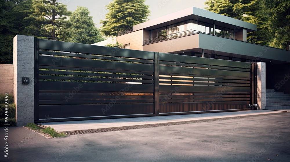 Automatic Sliding Gate System for Your House - Iron and Steel Gates ...