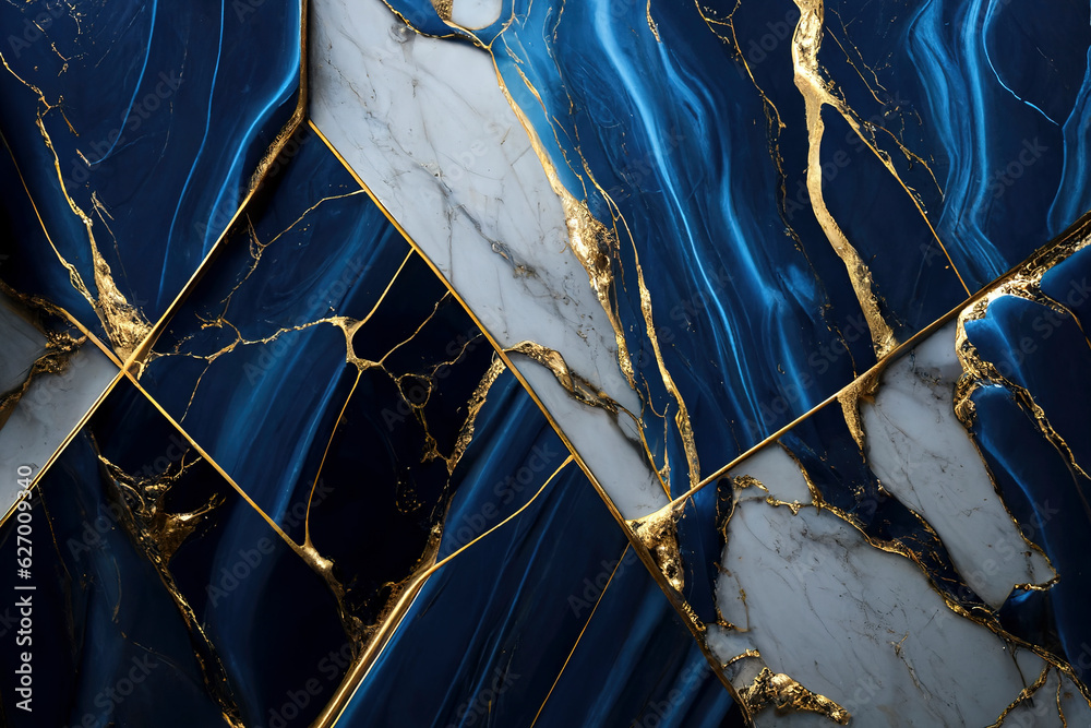 Mesmerizing Blue Marble Elegance: A Captivating and Luxurious High ...