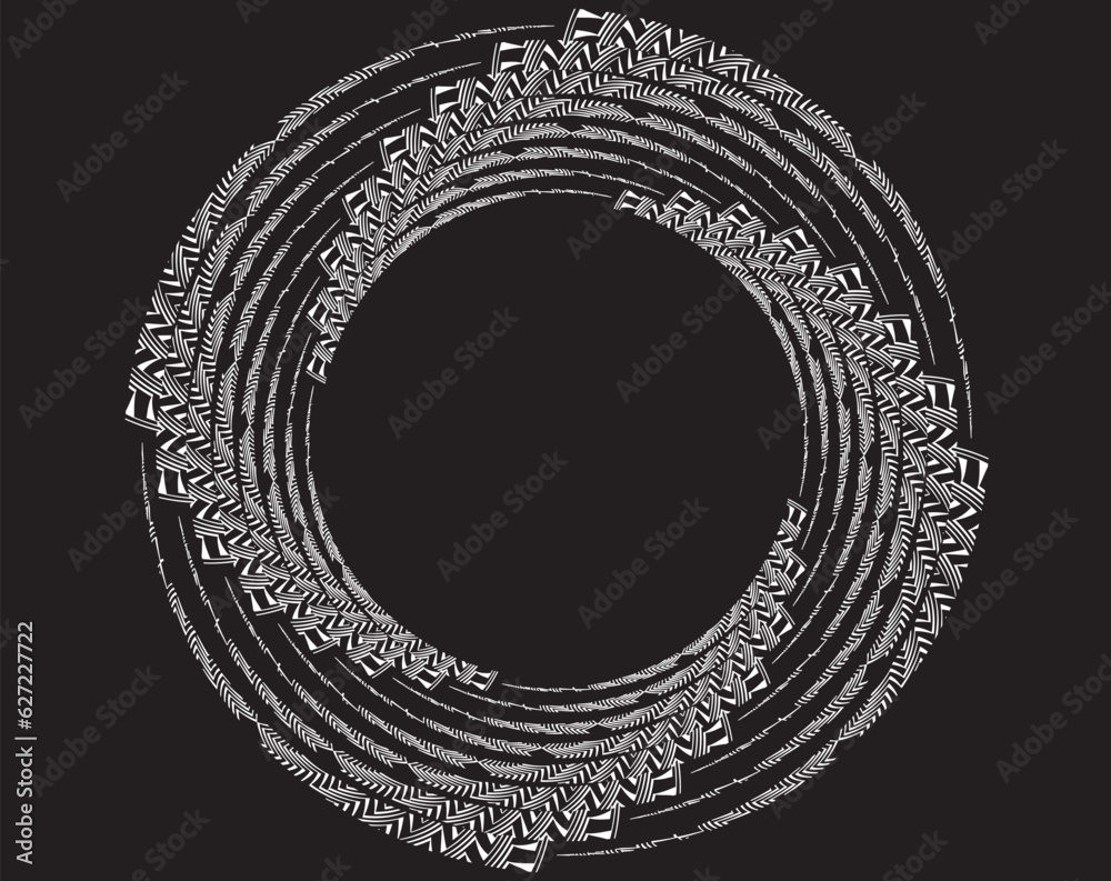 Vector de Stock stroke, template, halftone, label, print, logo, ring, circle vector, poster ...