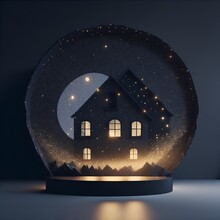 Haunted House Snow Globe Free Stock Photo - Public Domain Pictures