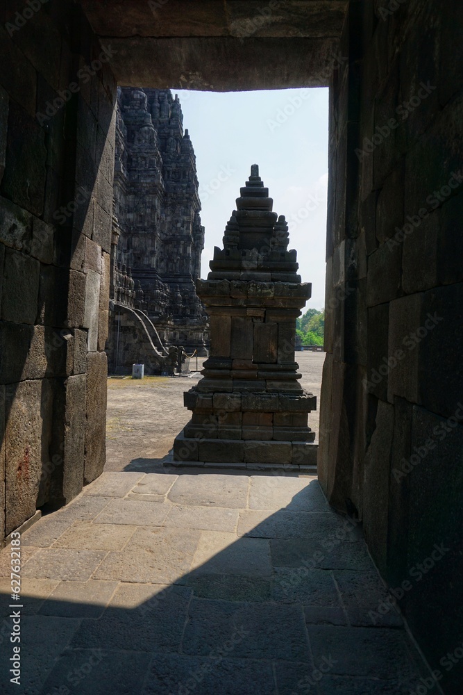 View of Prambanan Temple, Prambanan Temple is the largest and grandest ...