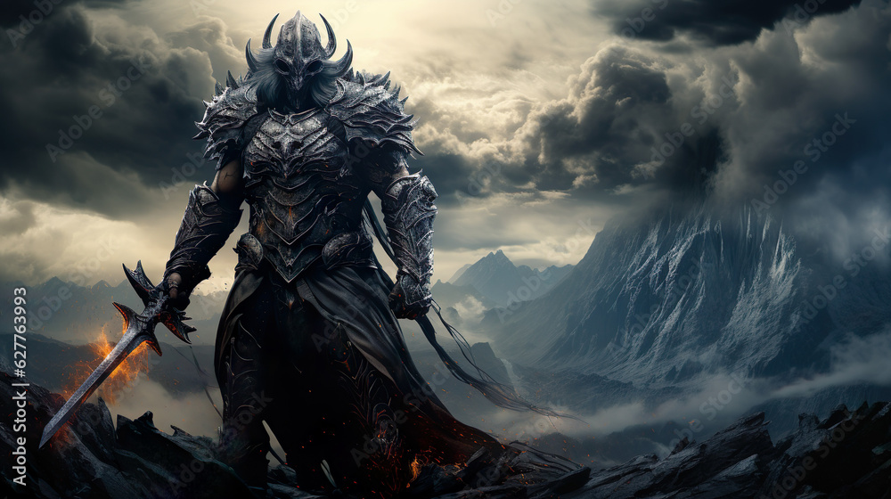 Epic character, high fantasy, heroic, mythical, powerful, enchanted ...