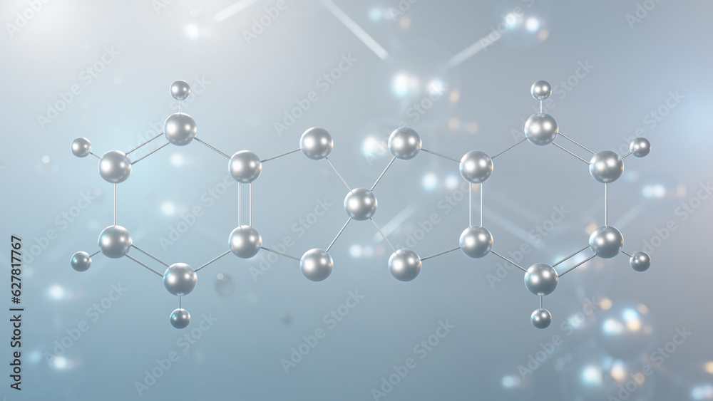 zinc pyrithione molecular structure, 3d model molecule, pyrithione zinc ...