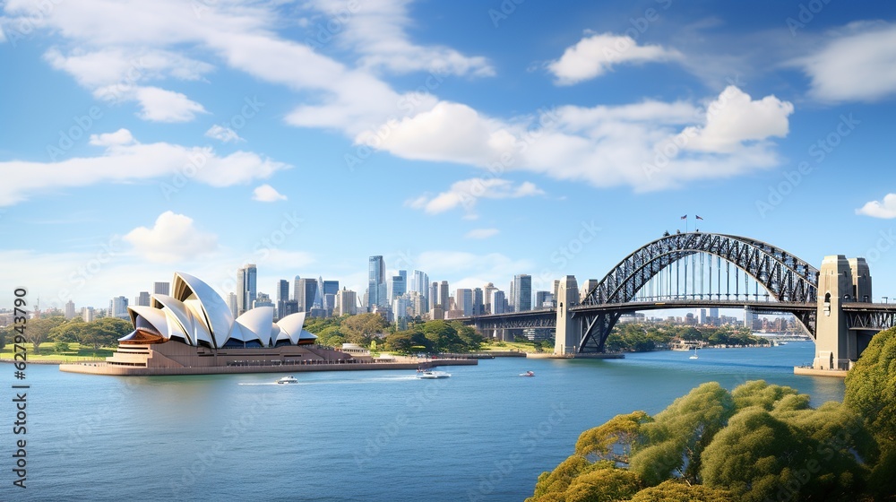Sydney Opera House and Harbour Bridge Stock Photo | Adobe Stock