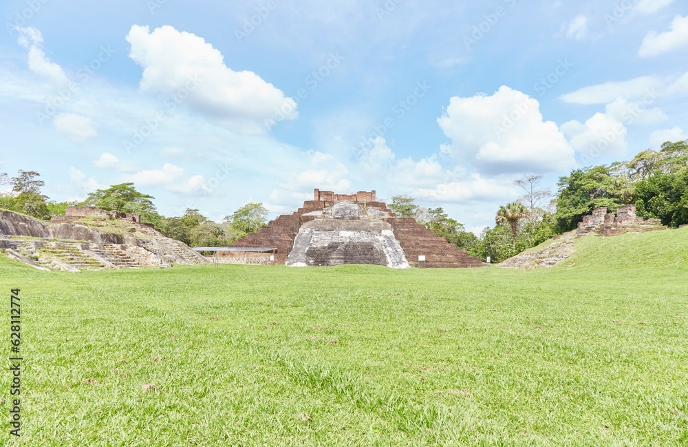 The elaborate ruins of Comalcalco in Tabasco, Mexico, is the western ...