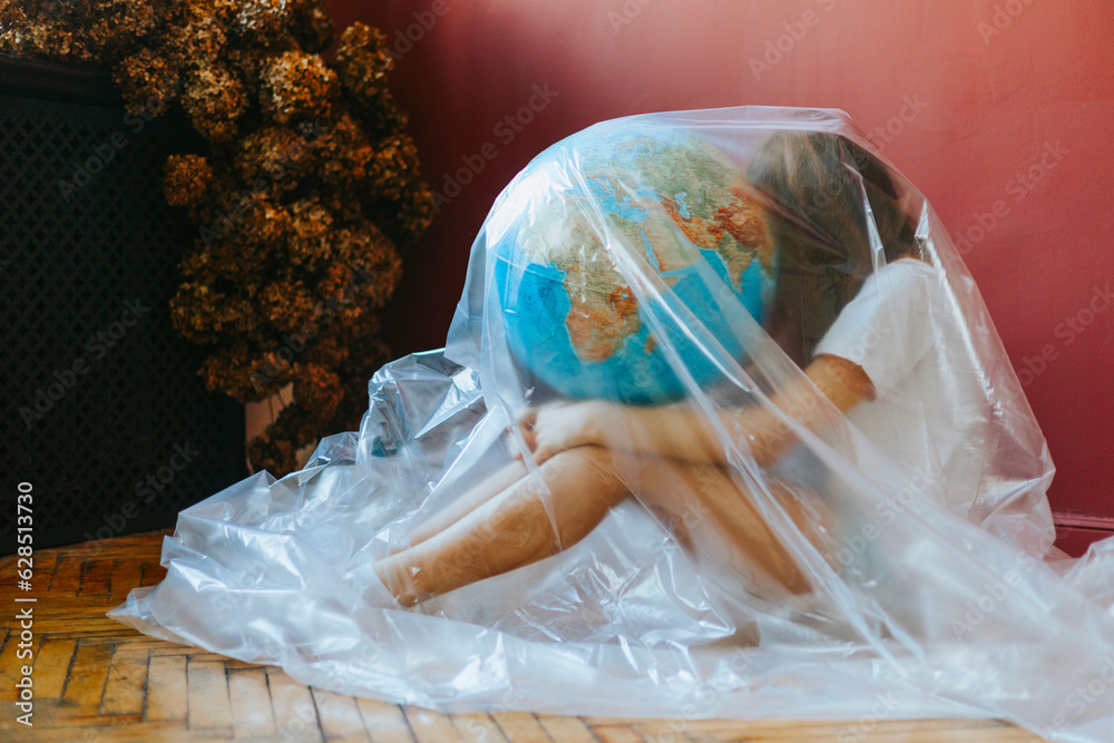 environmental disaster, the problem of plastic pollution of the entire ...