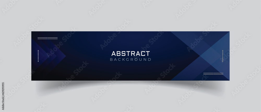 Linkedin banner design with abstract background Stock Vector | Adobe Stock