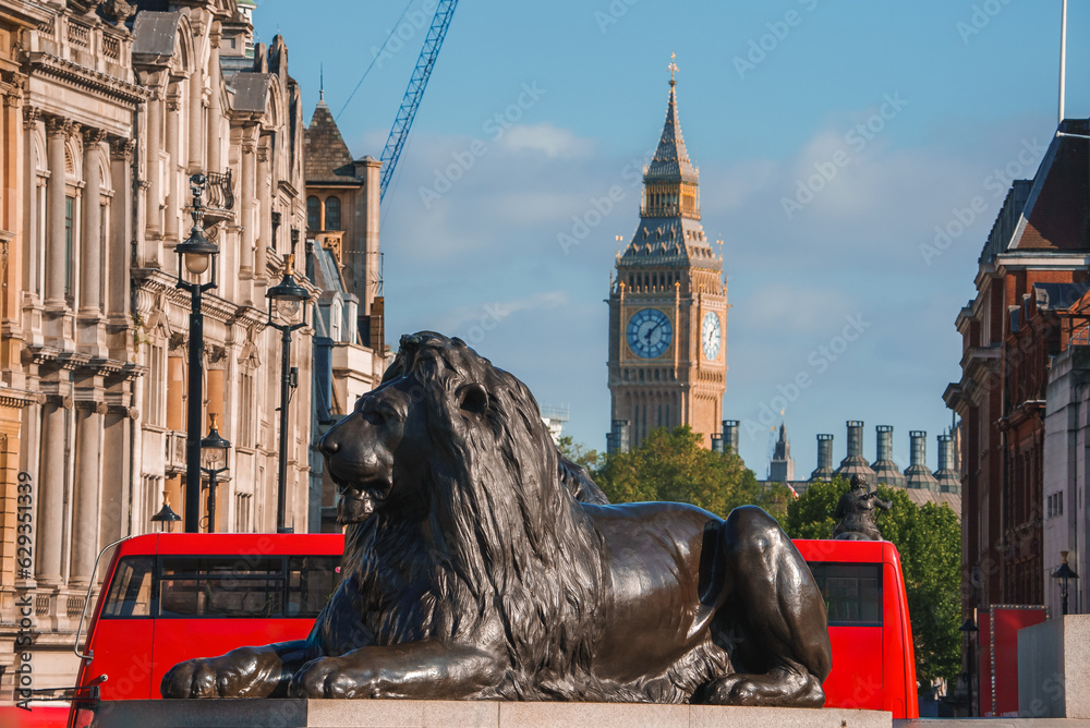 Trafalgar Square is a tourist attraction in central London, England. It ...
