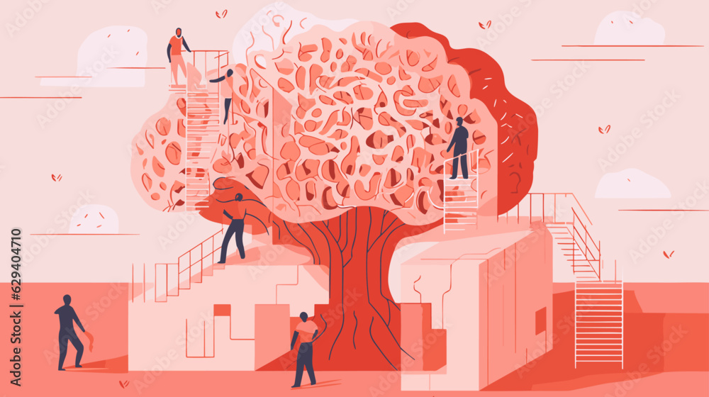 Concept vector illustration of LLM (Large Language Models). Stock ...