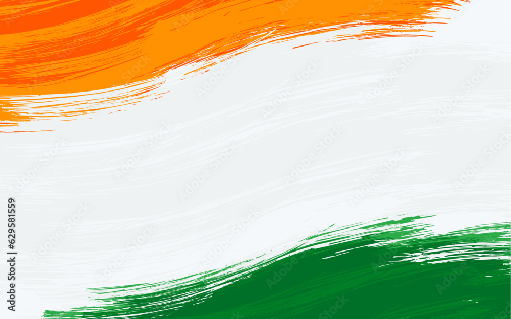 Indian flag background, abstract, wallpaper, art with Indian flag brush ...