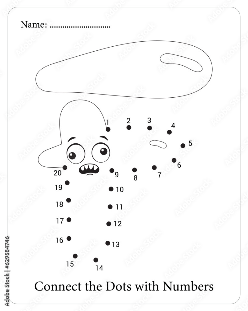 Cute Alphabet Dot To Dot Connect, Coloring Pages for kids, Activity ...