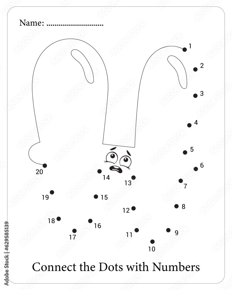 Cute Alphabet Dot To Dot Connect, Coloring Pages for kids, Activity ...
