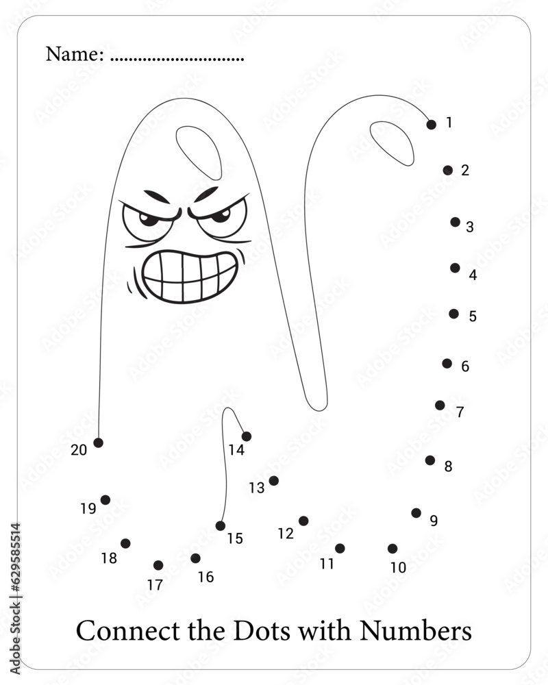 Cute Alphabet Dot To Dot Connect, Coloring Pages for kids, Activity ...