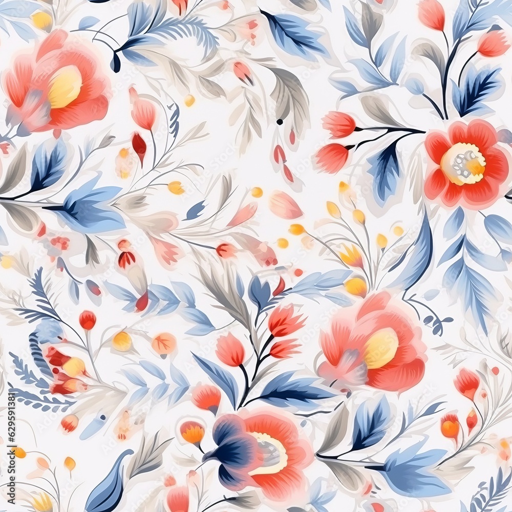 Petrikovskaya painting Ukrainian style. Creativity ink painted design ...