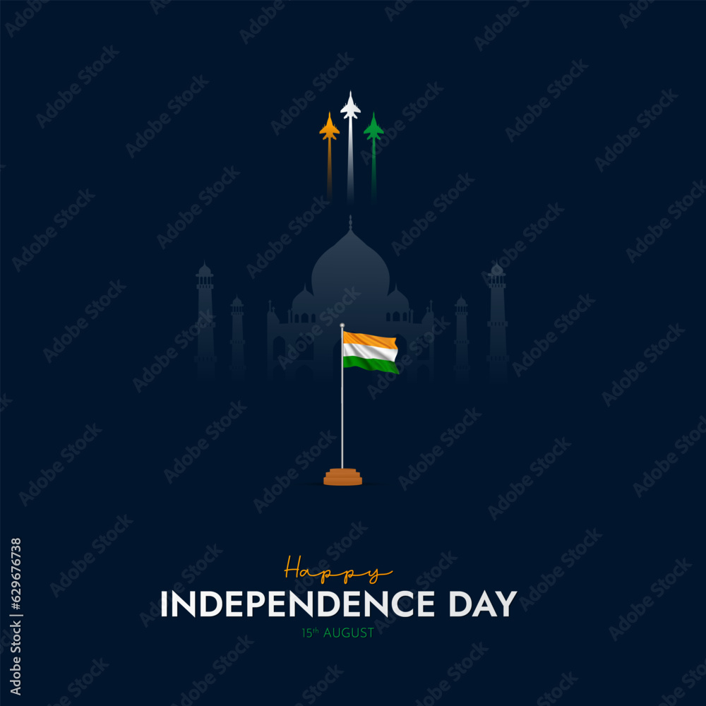 Indian Independence Day Celebration of the 76th Independence Day Stock ...