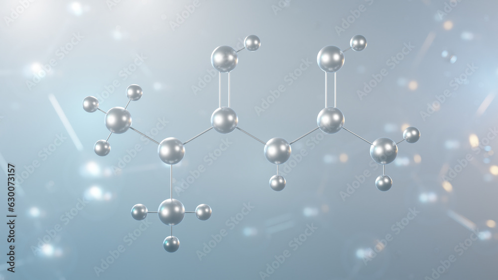 metformin molecular structure, 3d model molecule, biguanides ...