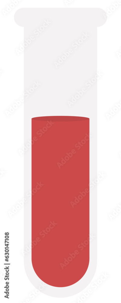 Blood test tube icon, logo. Laboratory medical test symbol for ...