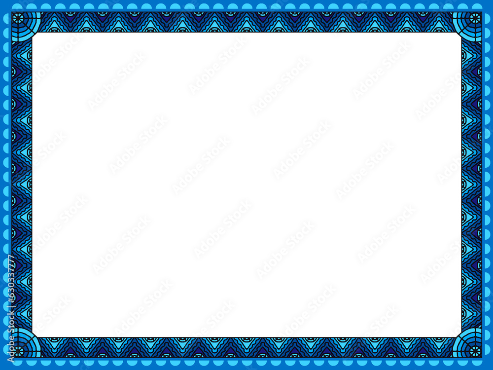 Border graphics for cover design, certificate design, project work ...