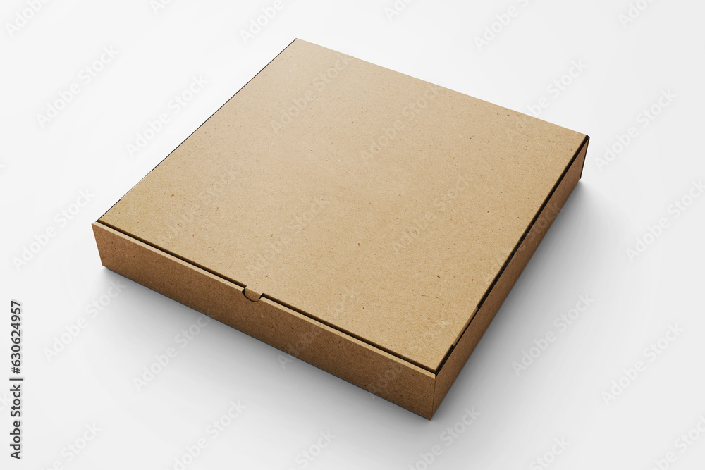 takeaway eco friendly packaging closed pizza delivery food cardboard ...