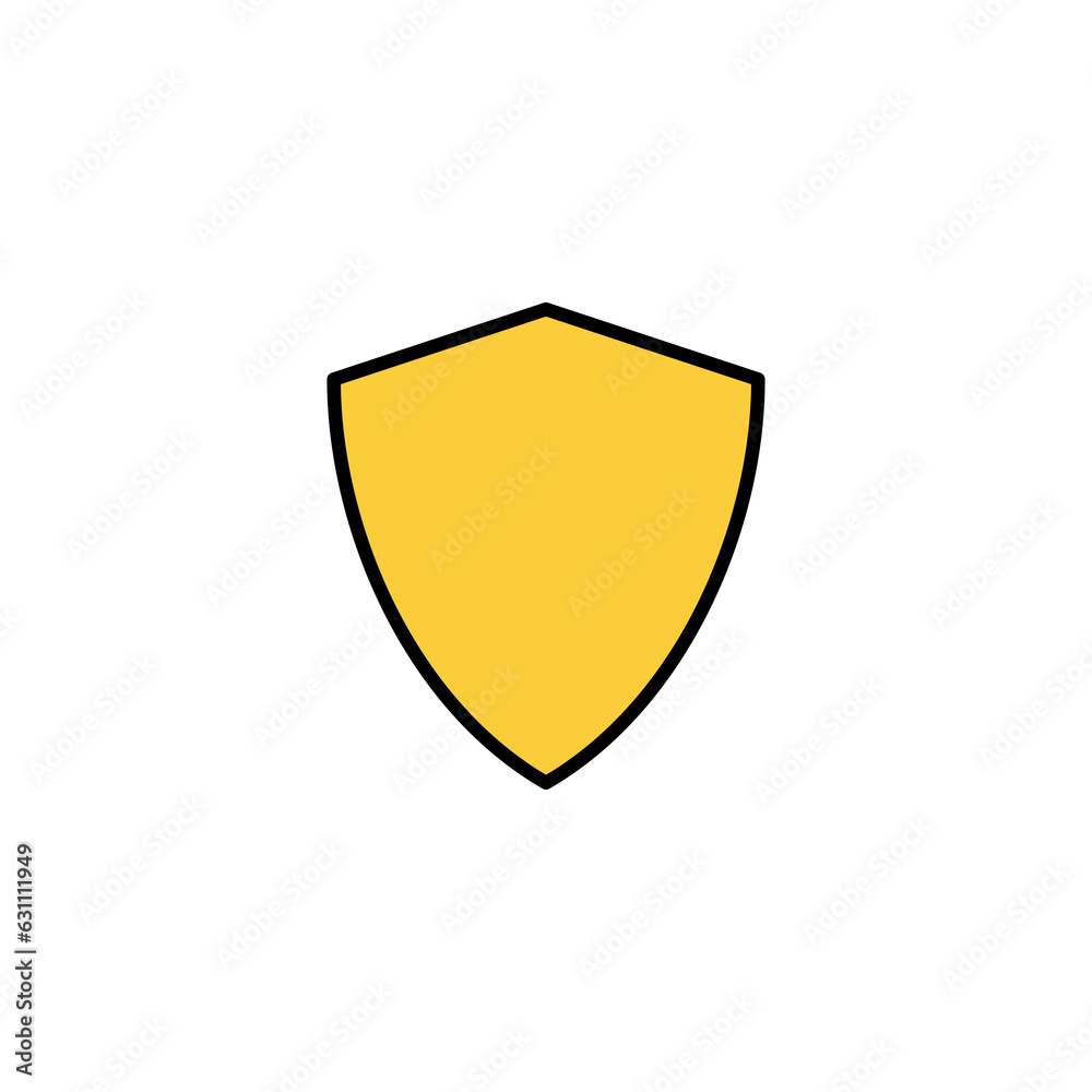 Shield icon vector for web and mobile app. Protection icon. Security ...