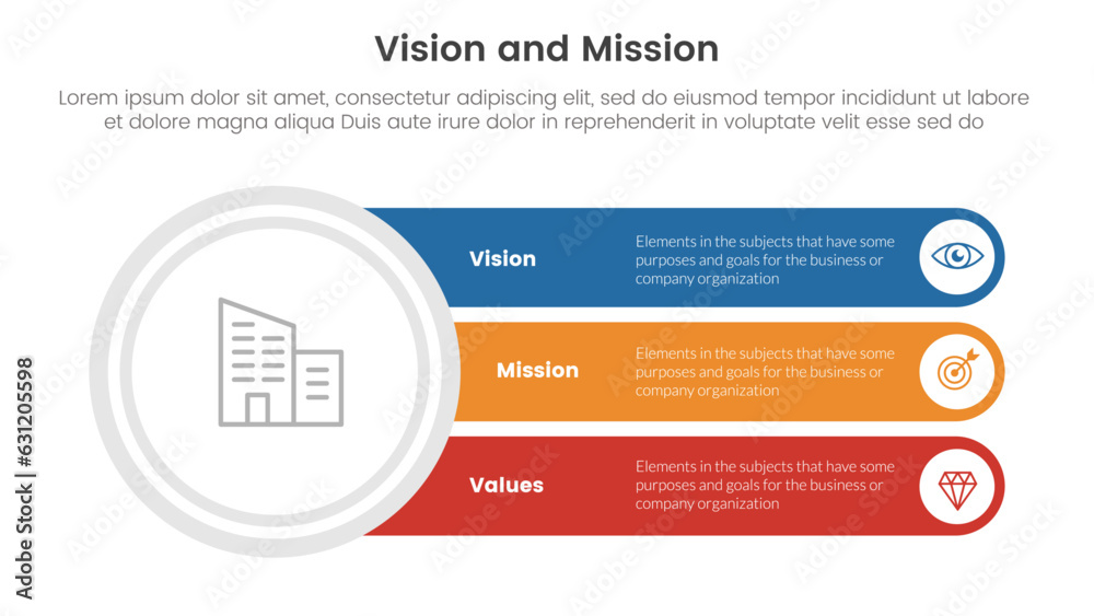 business vision mission and values analysis tool framework infographic ...