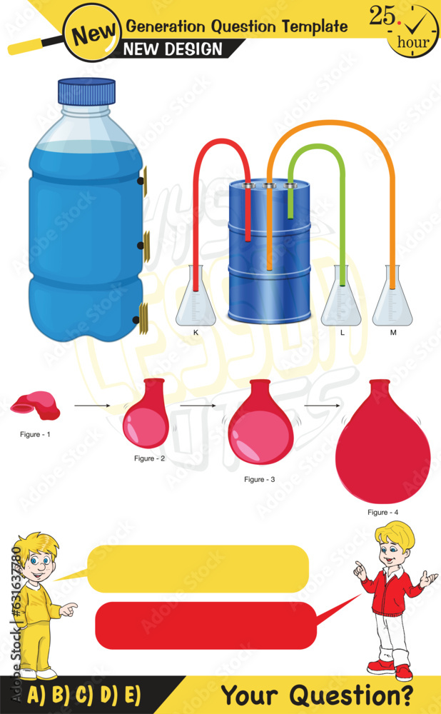 Vector de Stock Physics, pressure and lifting force, archimedes ...