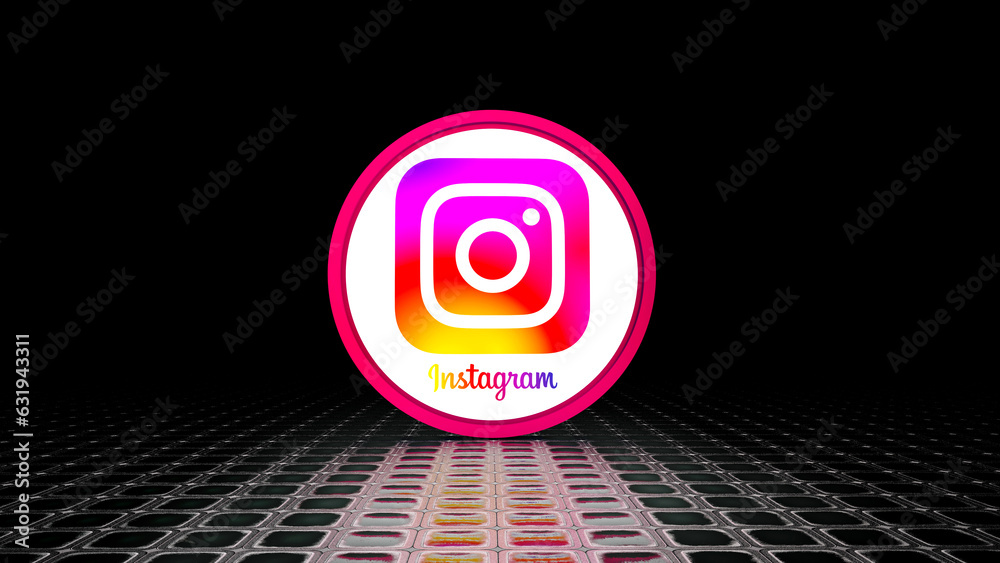 Instagram, Social Media Logos Visual Presentation - Background Design ...