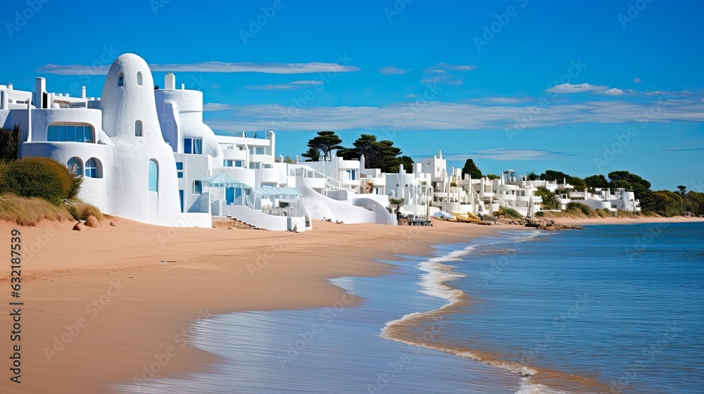Casapueblo Punta del Este Beach, Uruguay. A beautiful landmark for a ...