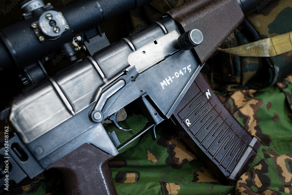 AS VAL russian special forces assault rifle with POSP 4x24 scope Stock ...
