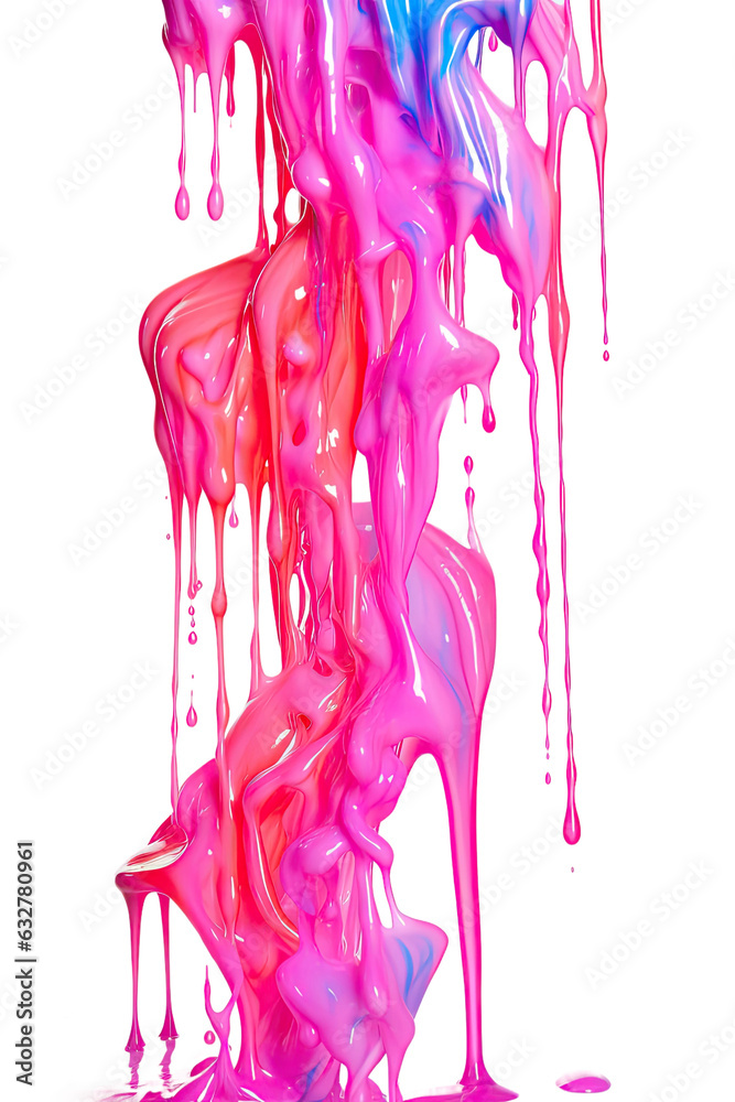 dripping neon magma frozen in an abstract futuristic 3d texture ...