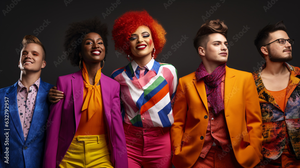 Vibrant Celebration of Gender Diversity and Inclusivity Showcasing ...