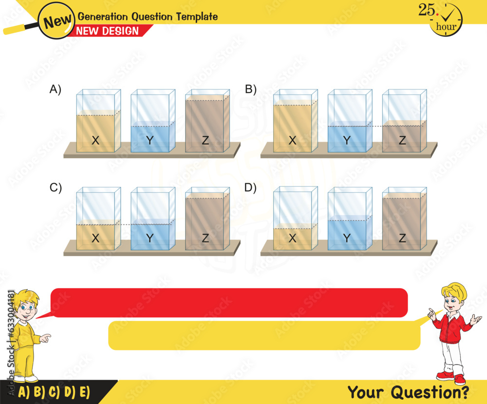 Стоковое векторное изображение «Physics, pressure and lifting force ...