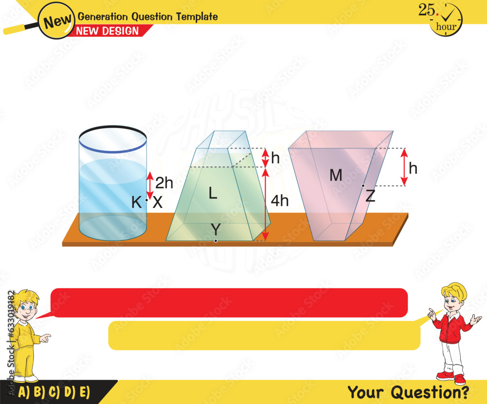Physics, pressure and lifting force, archimedes principle, pressure of ...