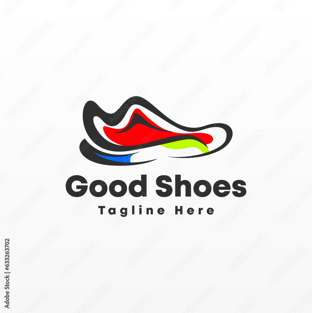 Shoe logo design concept. Shoes logo template. Man fashion logo design ...