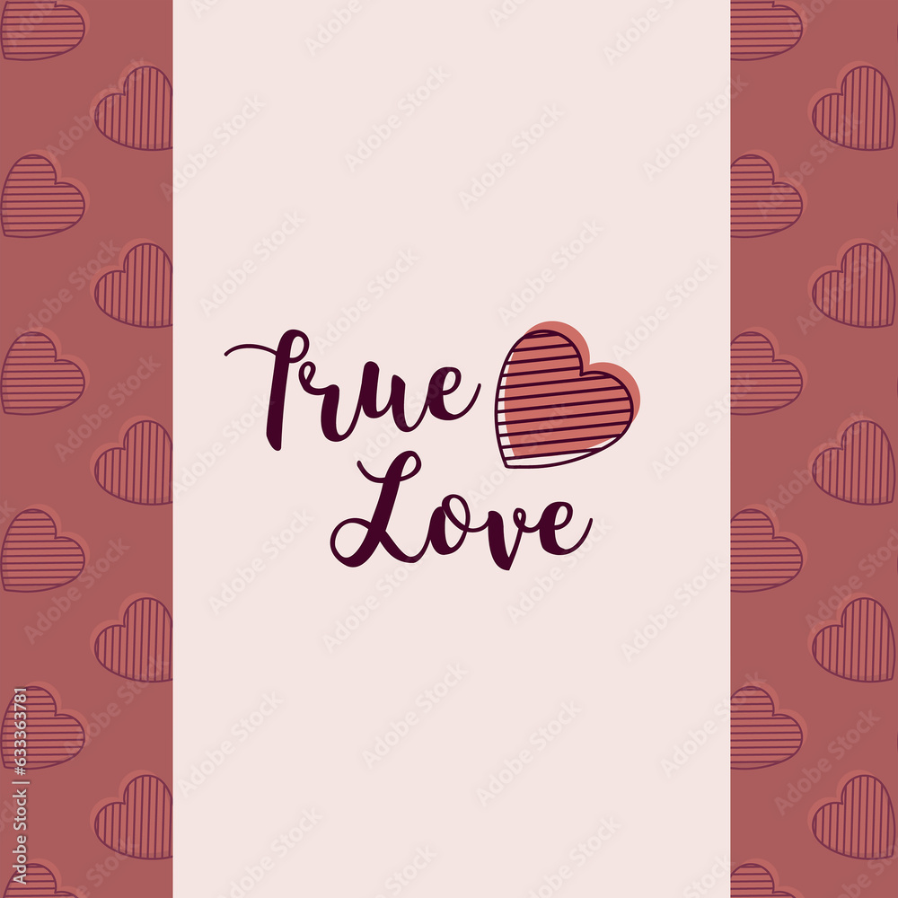 Digital png illustration of true love text on transparent background ...